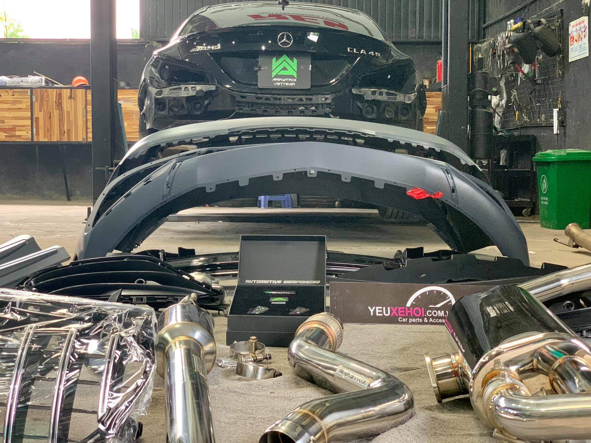 Mercedes Amg Cla45 Armytrix Exhaust Mods Best Tuning Review Price