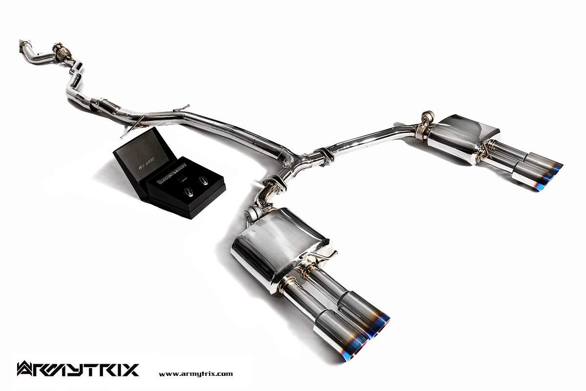 Audi A5 B8 1.8 2.0 TFSI Coupe Cabriolet ARMYTRIX Exhaust Tuning Review Price