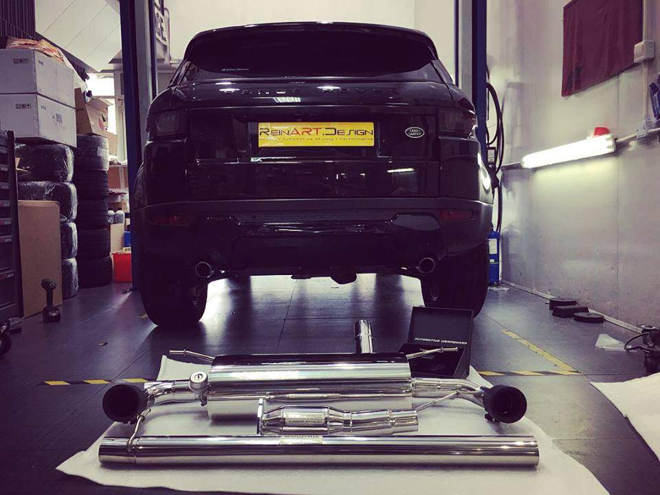 Land Rover Range Rover Evoque Pure Armytrix Exhaust Tuning Review Price