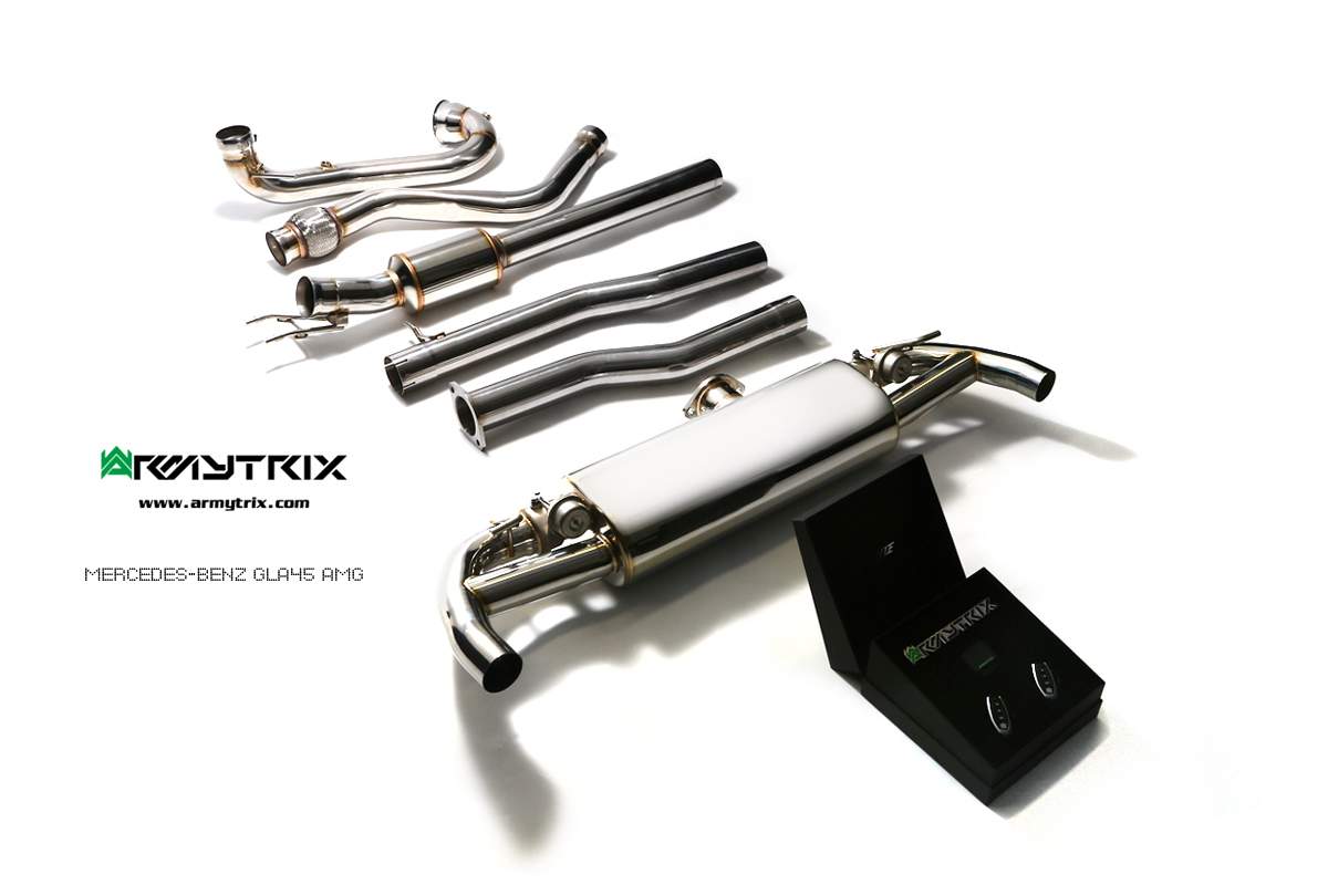 Mercedes AMG GLA45 ARMYTRIX Exhaust Mods Best Tuning Review Price
