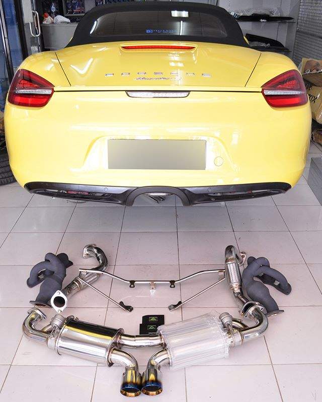 Porsche 981 Boxster S Armytrix Exhaust Mods Best Tuning Review Price
